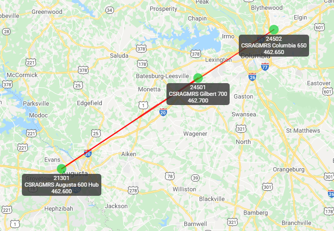 GMRS channel(s) in Aiken South Carolina | RadioReference.com Forums